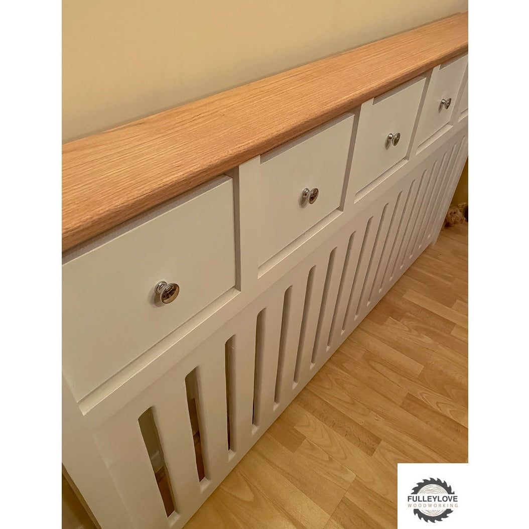 Bespoke Radiator Cover With Fake Drawers | Fulleylove Woodworking